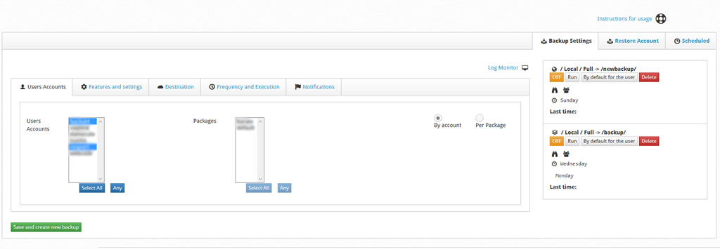 Features – Control-WebPanel [CWP]
