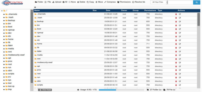 Features – Control-WebPanel [CWP]